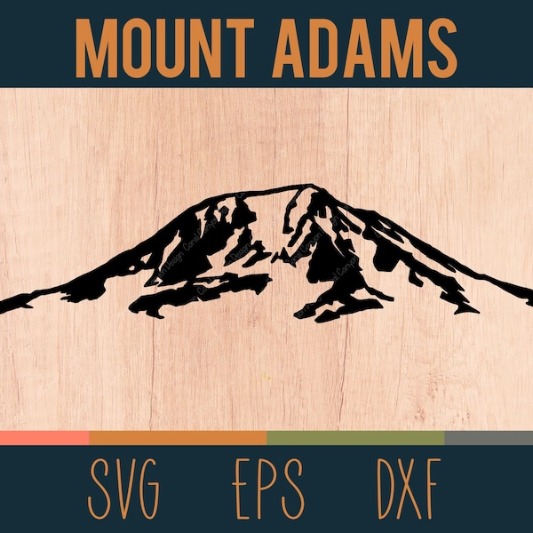 Mount Rainier Outline Svg - Etsy