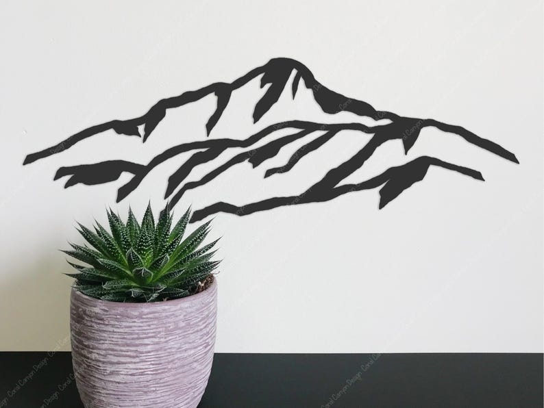 Spencer Butte SVG Outline | Digital Cut File | Eugene, Oregon | Cascade ...
