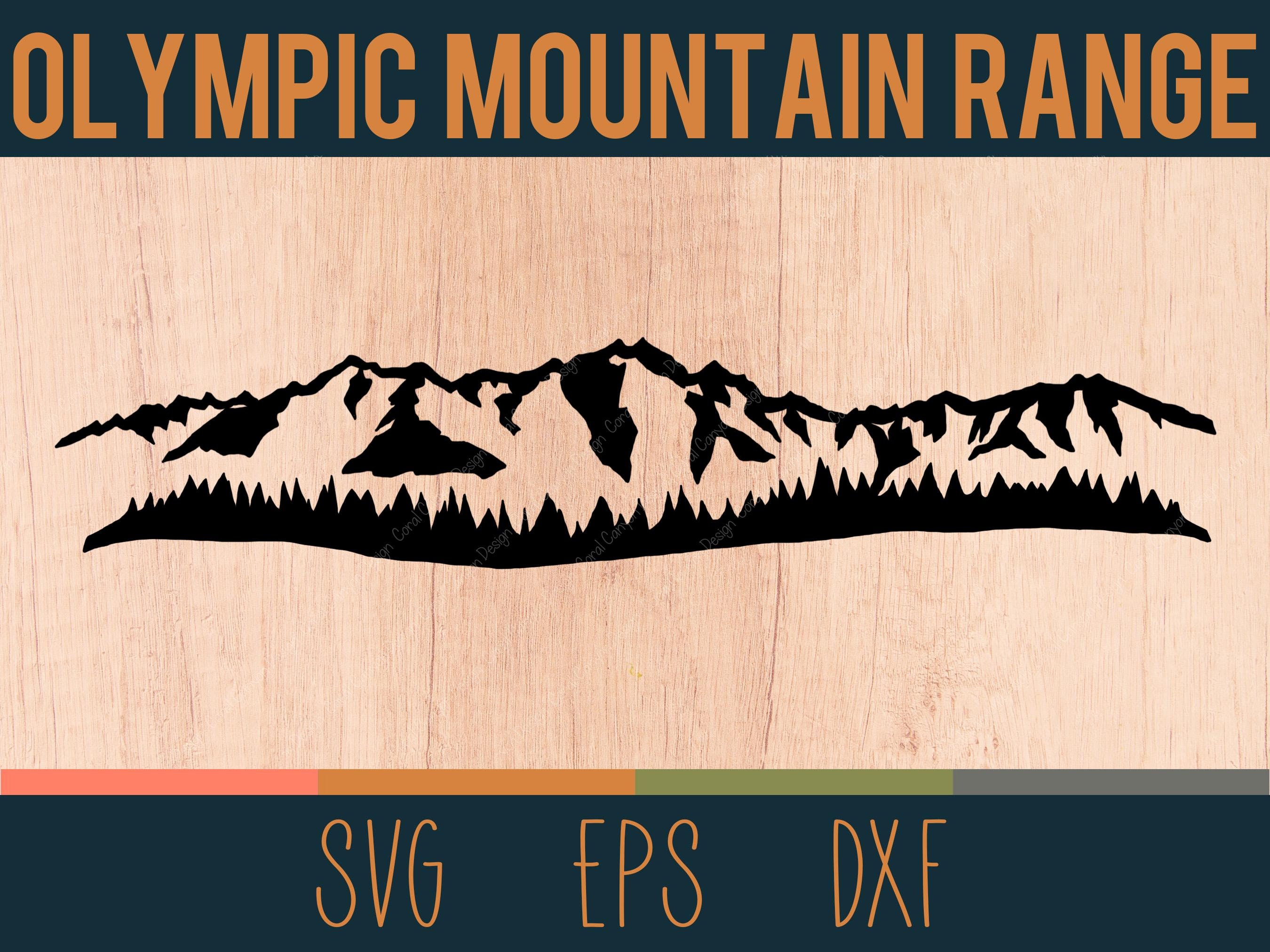 Mountain Range Outline