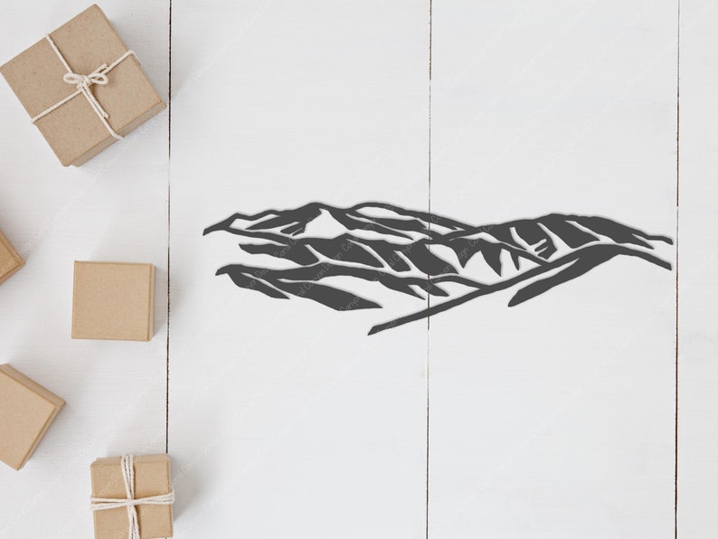 Blue Ridge Mountains SVG Outline | Digital Cut File | Appalachian ...