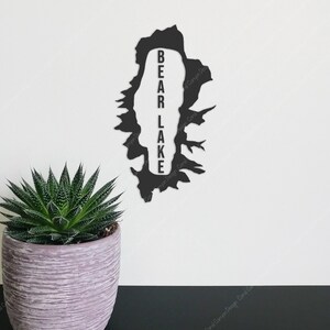 Bear Lake Outline SVG Digital Cut Files | Northern Utah and Southern ...