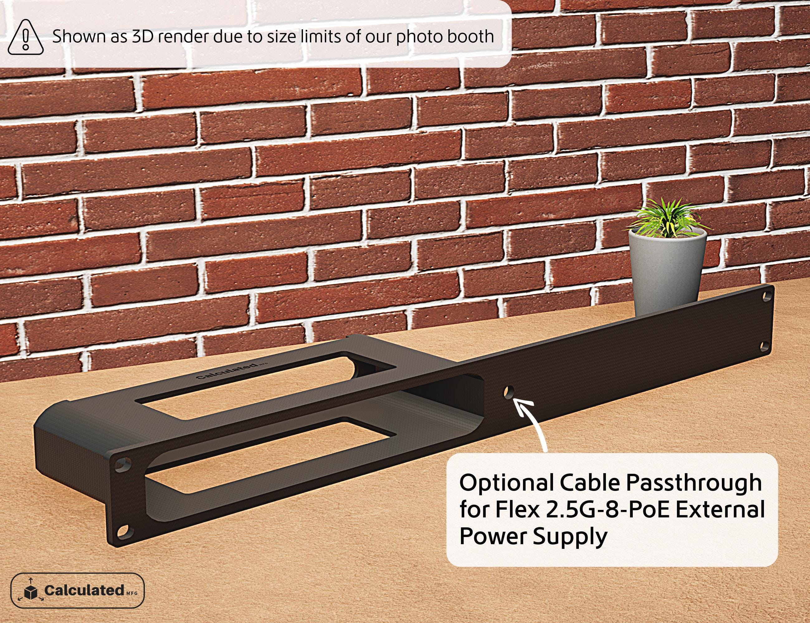 19in 1U Rack Mount Fits Unifi Usw-flex-2.5g-8-poe | 1u Mount for ...