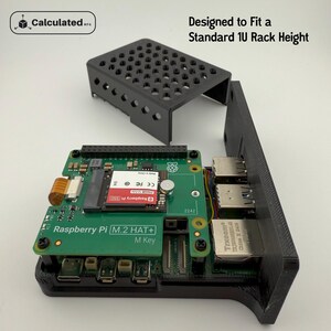 Raspberry Pi 5 Rack Mount Case | Half-rack 1U Design | Compatible With ...