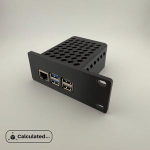 Raspberry Pi 5 Rack Mount Case | Half-rack 1U Design | Compatible With ...