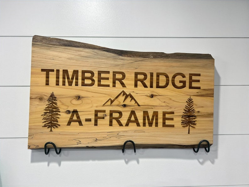 Personalized Live Edge Slabs Custom Wood Engraving Natural Wood Art - Etsy