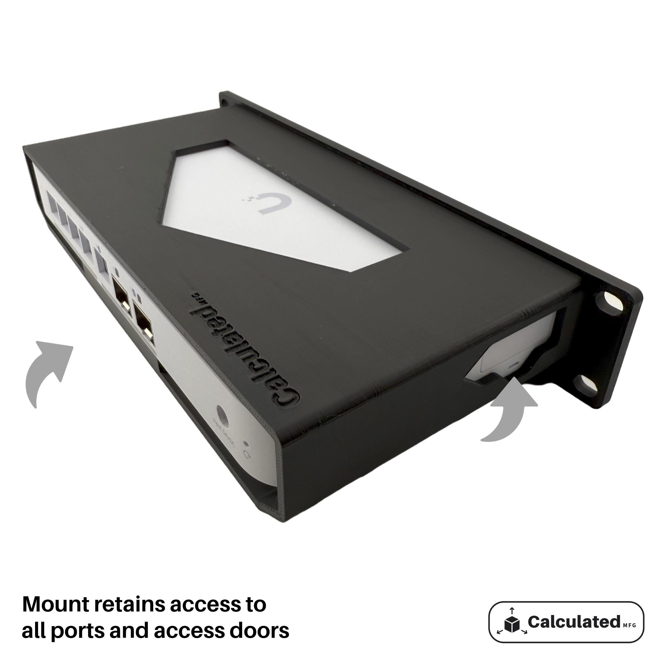 10inch Mount for Unifi UCG Fiber 10" Rack Mount | 1U Mount for Unifi ...