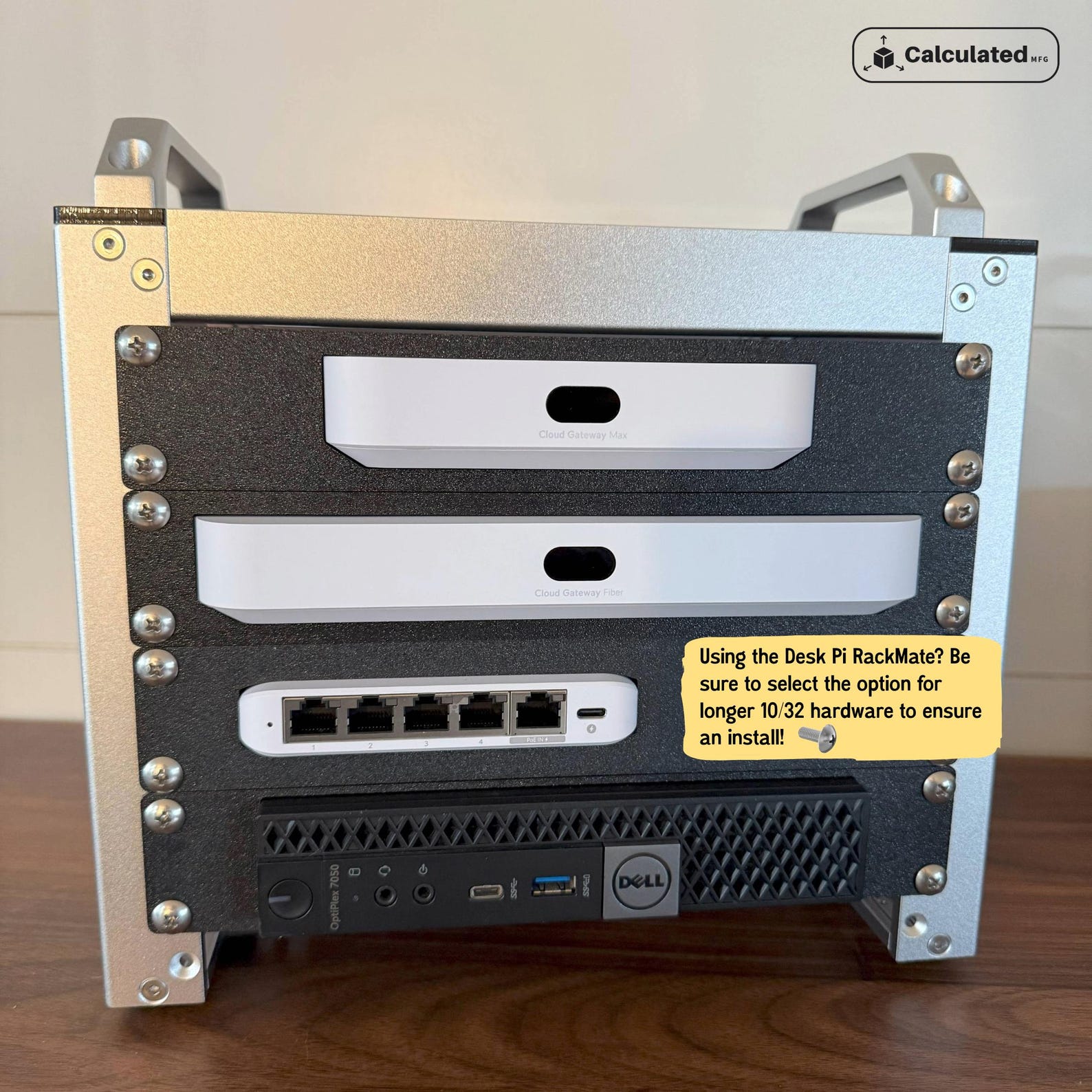 10inch Mount for Unifi UCG Fiber 10" Rack Mount | 1U Mount for Unifi ...