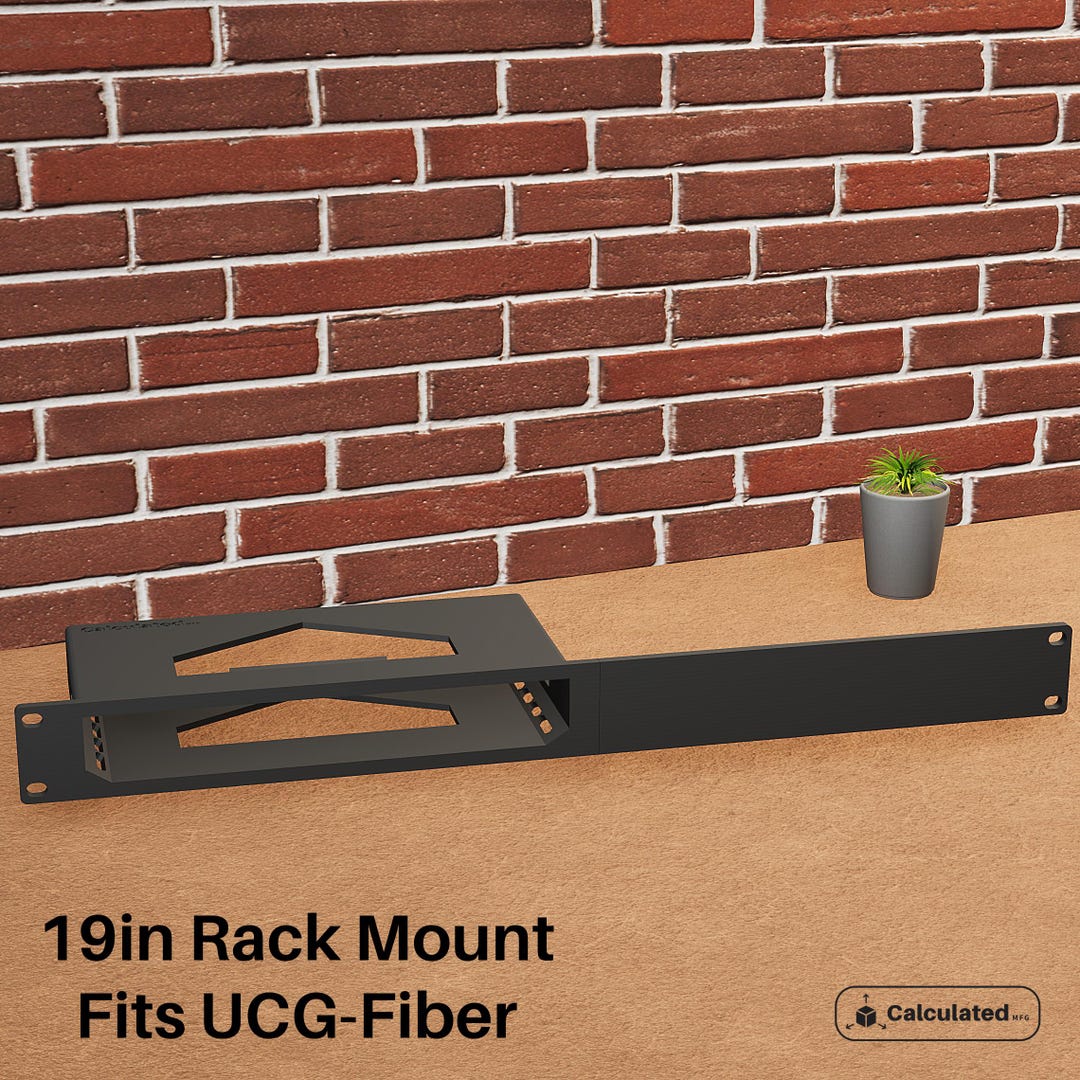 19inch Mount for Unifi UCG Fiber 19" Rack Mount | 1U Mount for Unifi ...