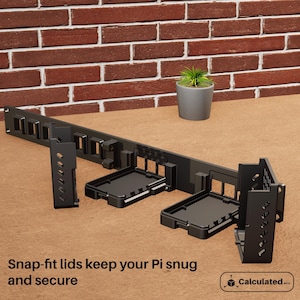 19" Rack Mount – Compatible With Raspberry Pi 5 (single or Dual Mount ...