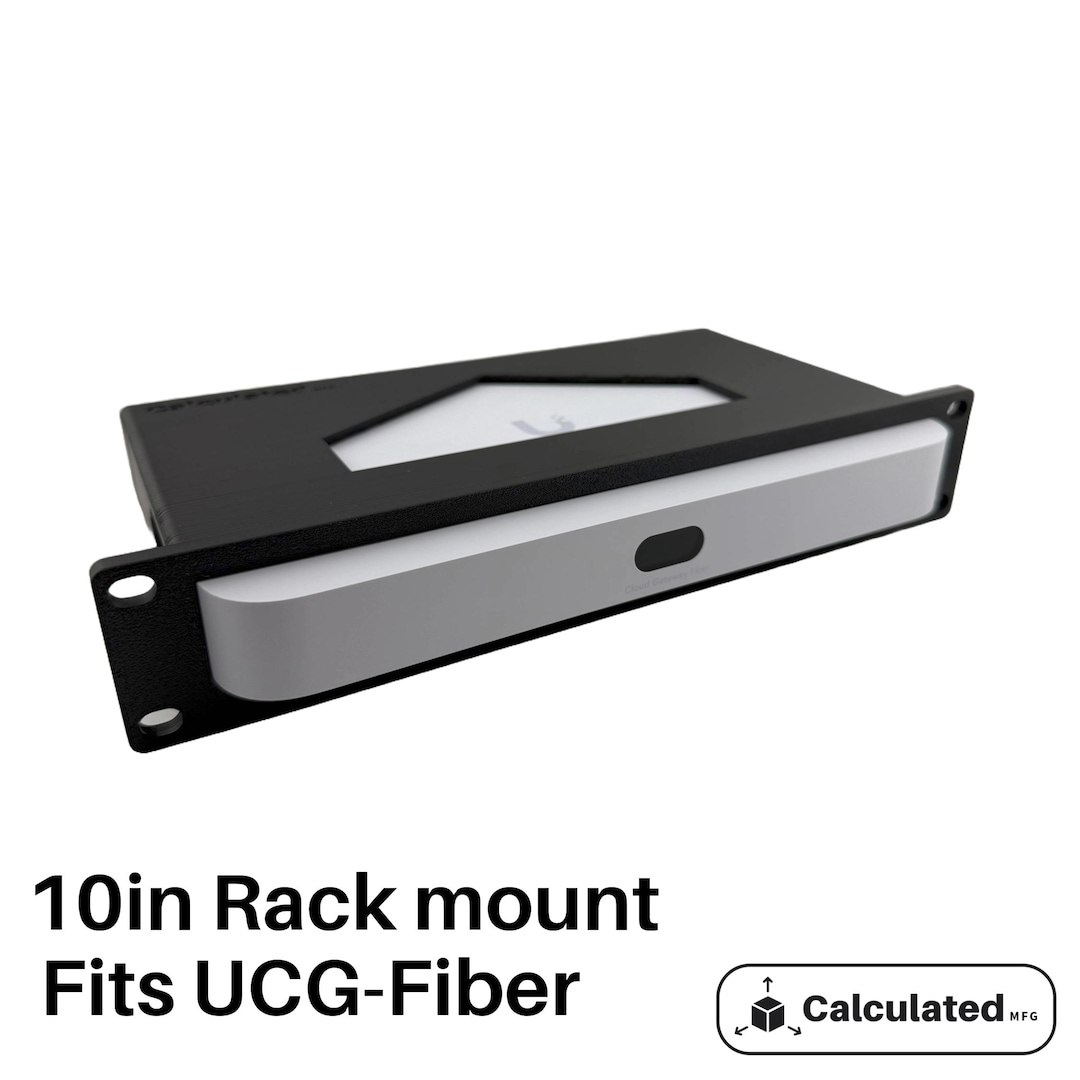 10inch Mount for Unifi UCG Fiber 10" Rack Mount | 1U Mount for Unifi ...