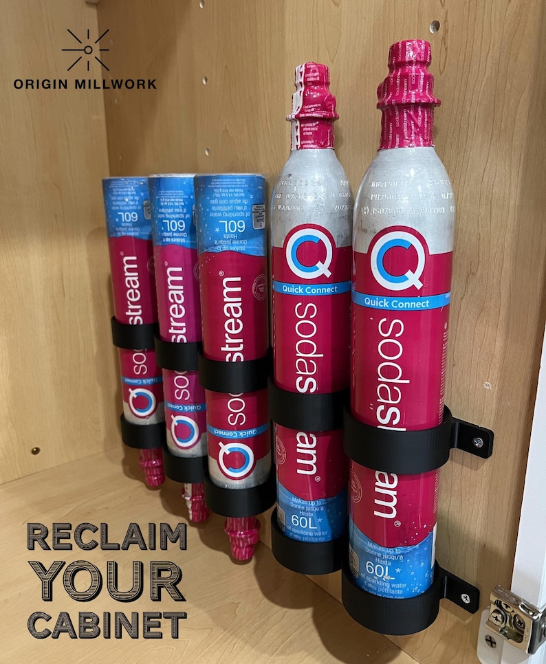 Soda Stream CO2 Bottle Holder Kit - Hardware, and Assembly Instructions ...