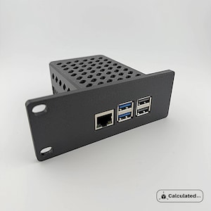 Raspberry Pi 5 Rack Mount Case | Half-rack 1U Design | Compatible With ...