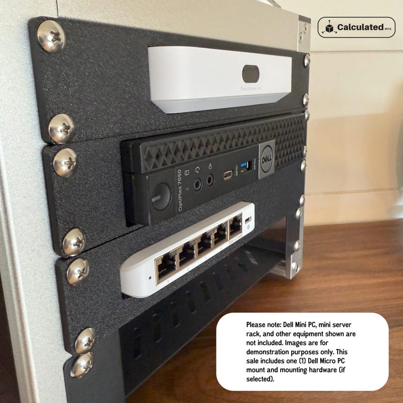 1U Rack Mount for Dell Micro PC 1u Rack Mount for 10” Server Racks ...