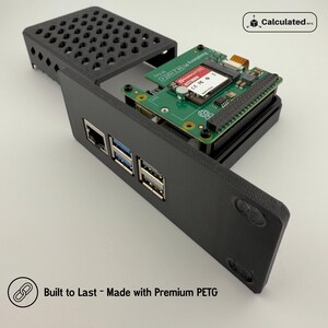 Raspberry Pi 5 Rack Mount Case | Half-rack 1U Design | Compatible With ...