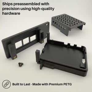 Raspberry Pi 5 Rack Mount Case | Half-rack 1U Design | Compatible With ...