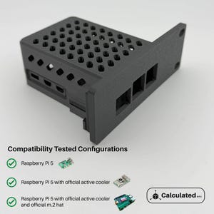 Raspberry Pi 5 Rack Mount Case | Half-rack 1U Design | Compatible With ...