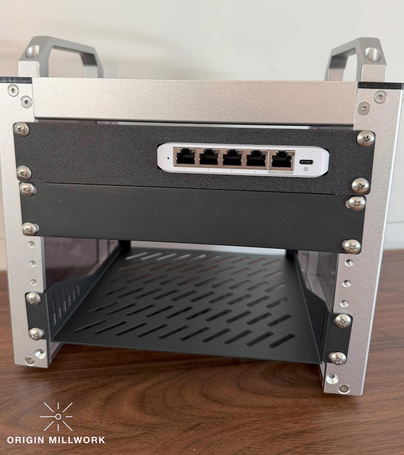 10" Rack Mount for Unifi Flex Mini 2.5G-5 Switch – Compatible With ...