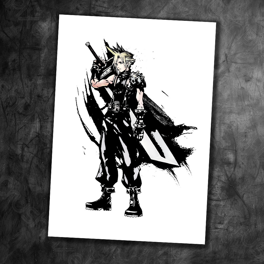 Cloud Strife Silhouette