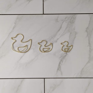 Wire Art Ducks Set of 3 Hand Made Wall Art Silver Gold Copper Black - Etsy