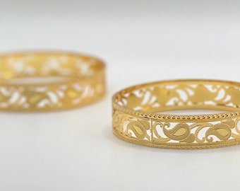 Pakistani Gold Bangles - Etsy