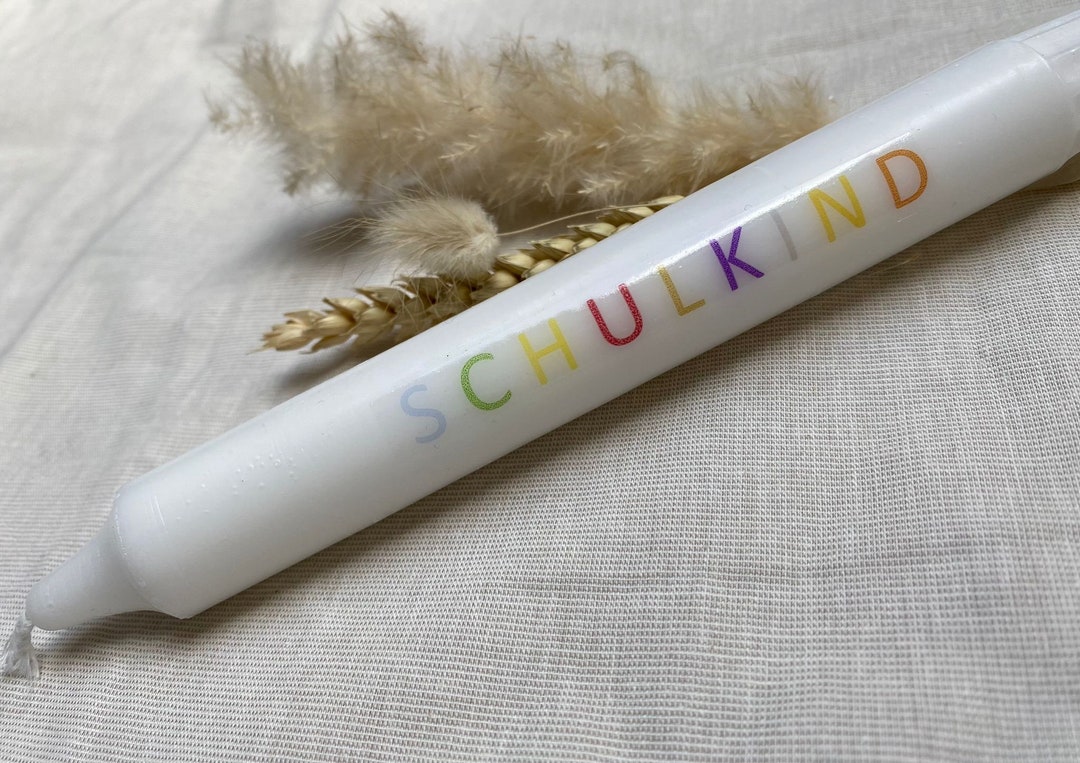 Candle School Child Stick Candles School Enrollment Gift - Etsy