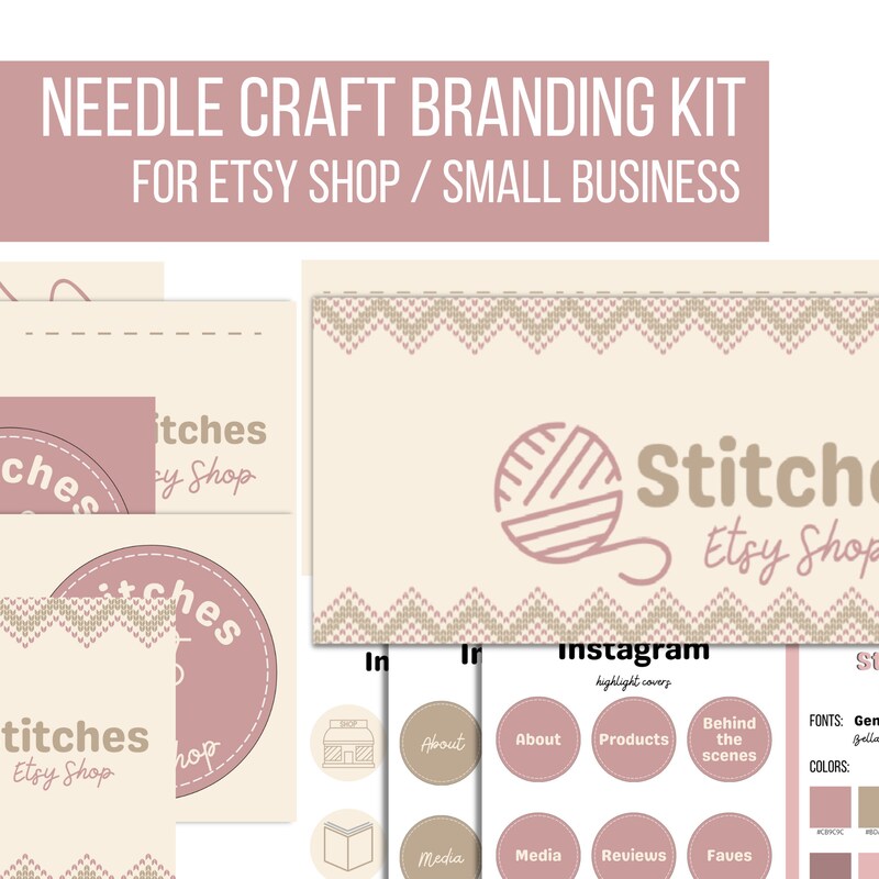 Yarn Logo Design - Etsy