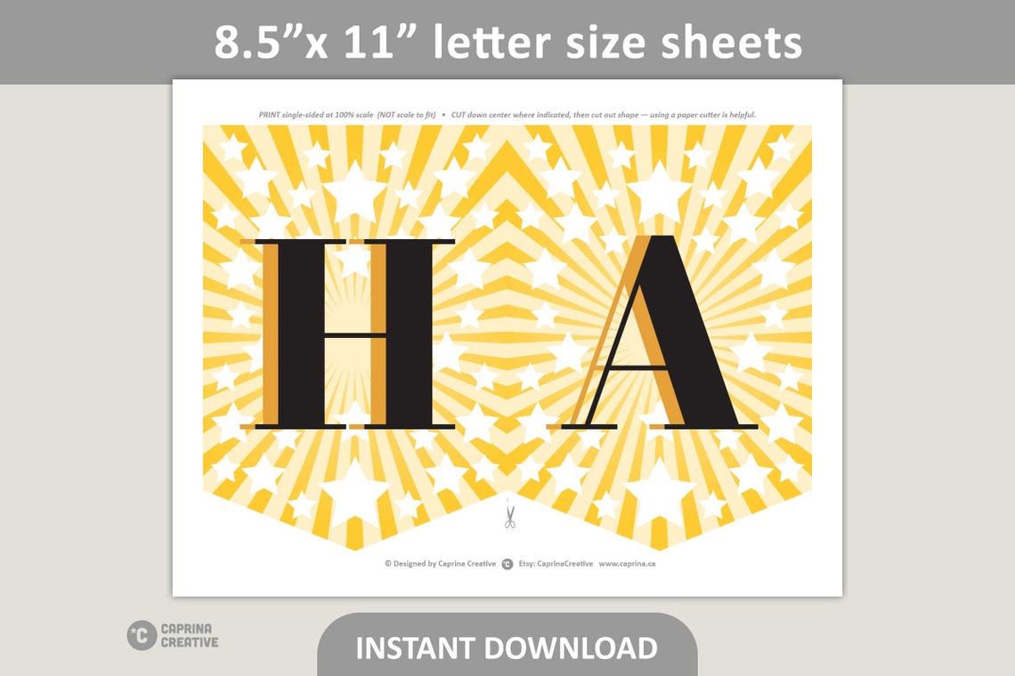 Happy New Year 2023 Banner Printable / New Years Eve Party Decoration ...