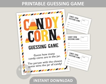 Candy Cane Guessing Game Printable / Christmas Party Game / School ...