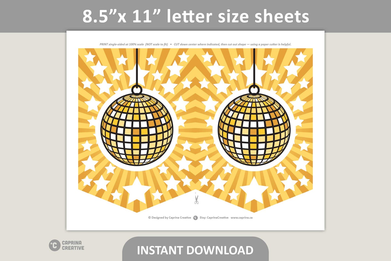 Happy New Year 2023 Banner Printable / New Years Eve Party Decoration ...