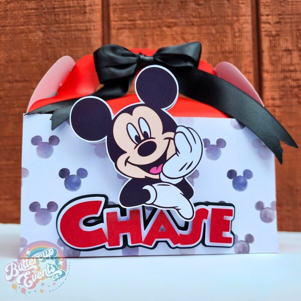 Mickey Mouse Box - Etsy