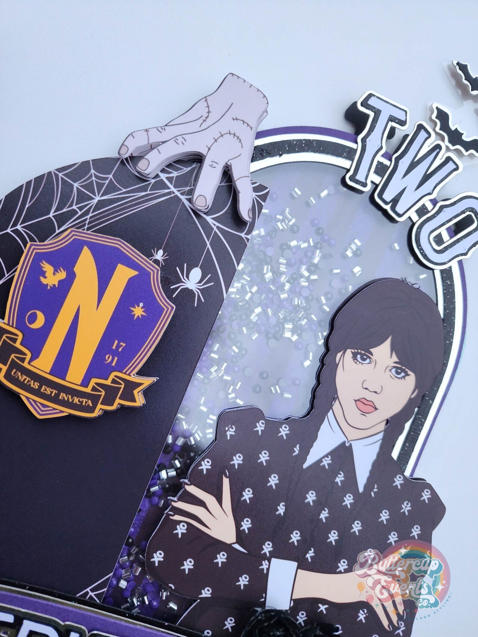 Wednesday Cake Topper, Wednesday Addams, Addams Family, Custom Party ...