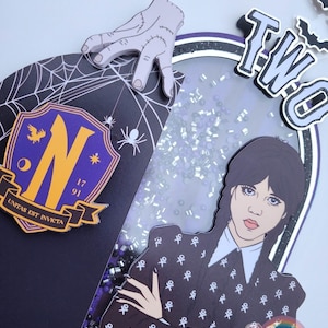 Wednesday Cake Topper, Wednesday Addams, Addams Family, Custom Party ...