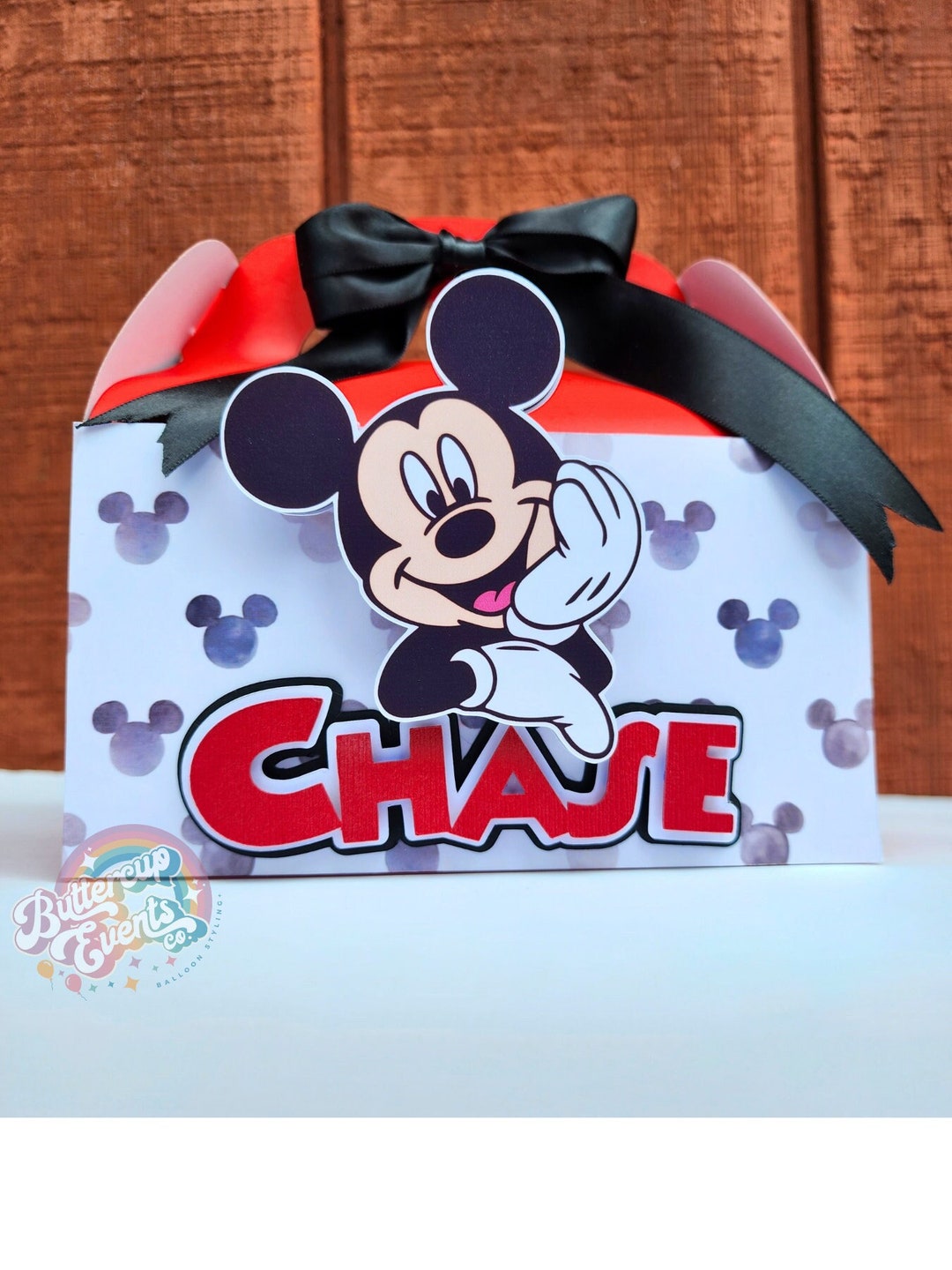 Mickey Mouse Favor Box Mickey Mouse Party Mickey Mouse Theme Birthday ...