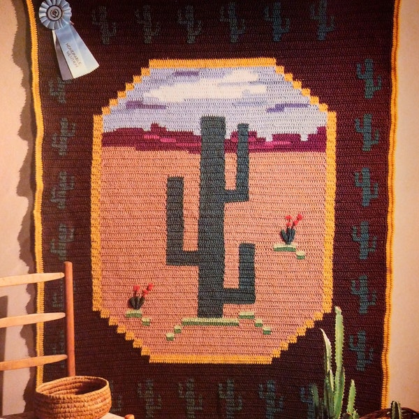Southwestern Crochet Blanket Pattern - Etsy