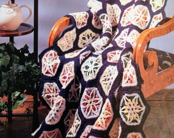 Crochet Starry Night Blanket - Etsy