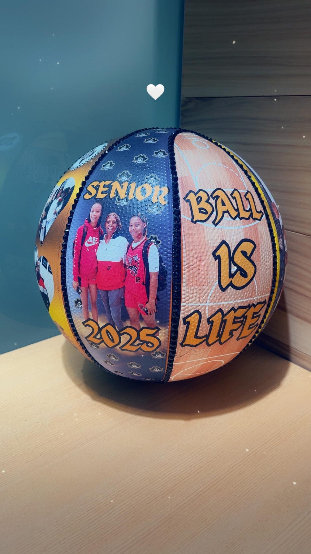 Senior Photo Basketball| Bedazzeled| Personalized Balls| Junk ...