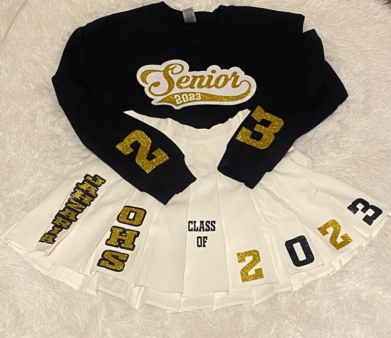 Grad Senior Sweater/outfit/sweater Skirt Set/2pc.outfit/ - Etsy