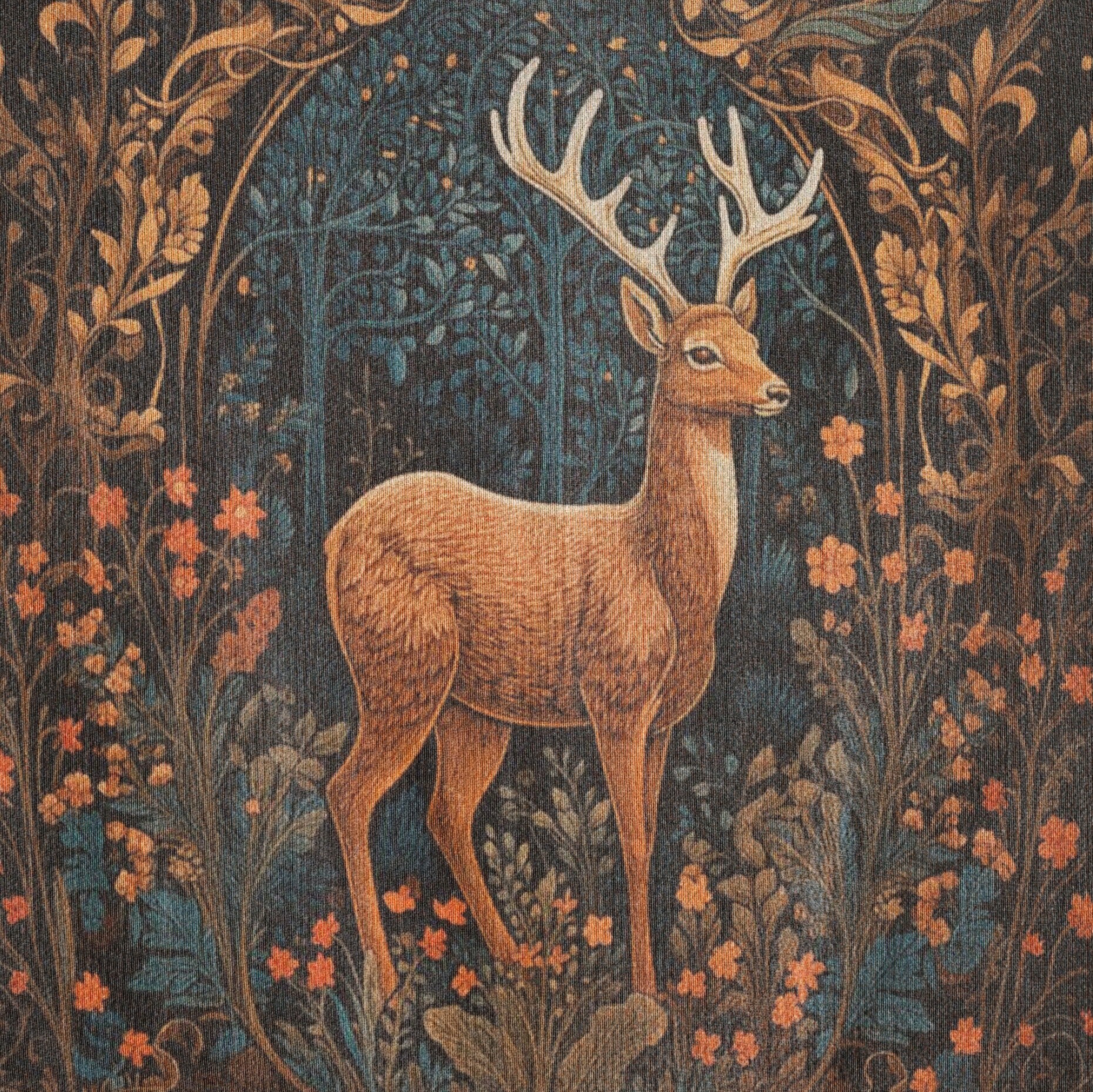 Deer Blanket | Cottagecore Blanket, Cabincore Blanket, Forestcore ...