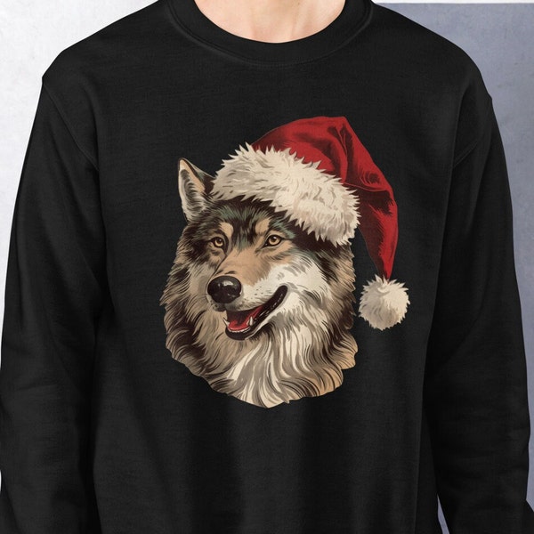 Wolf Sweater - Etsy