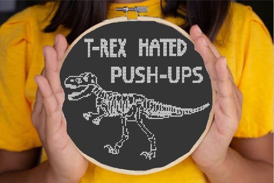 T Rex Trying To Do Push Ups