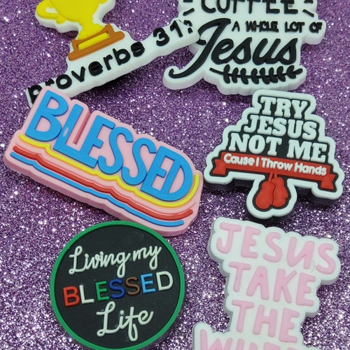 Christian Croc Charms Religious Charms Faith Charms - Etsy