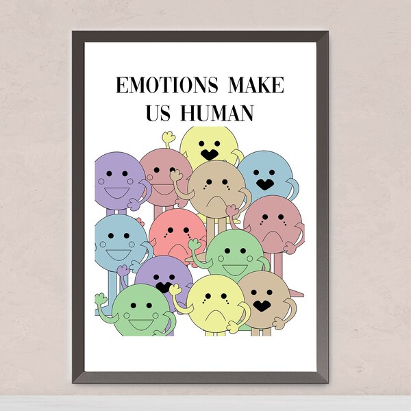 Emotions Poster - Etsy