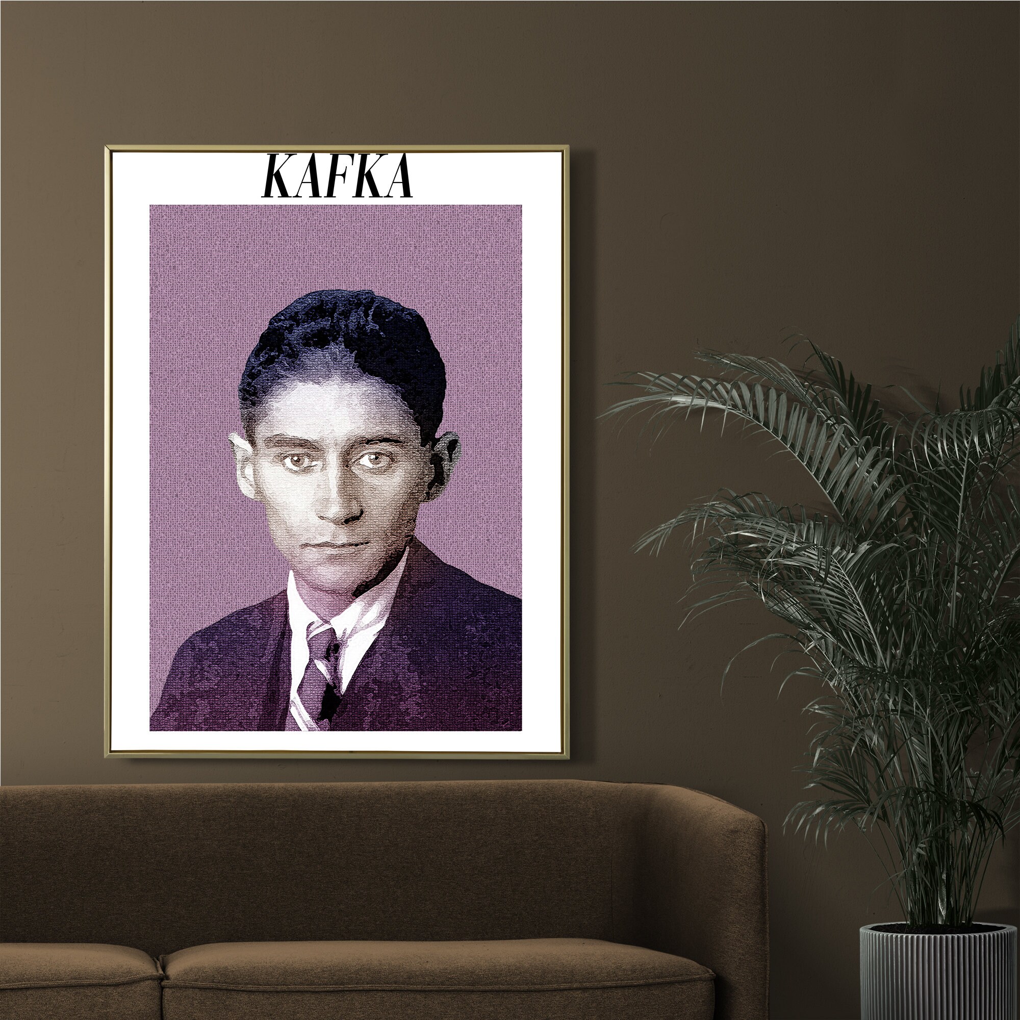 Franz Kafka Digital Download Art, Franz Kafka Portrait, Home Decor ...