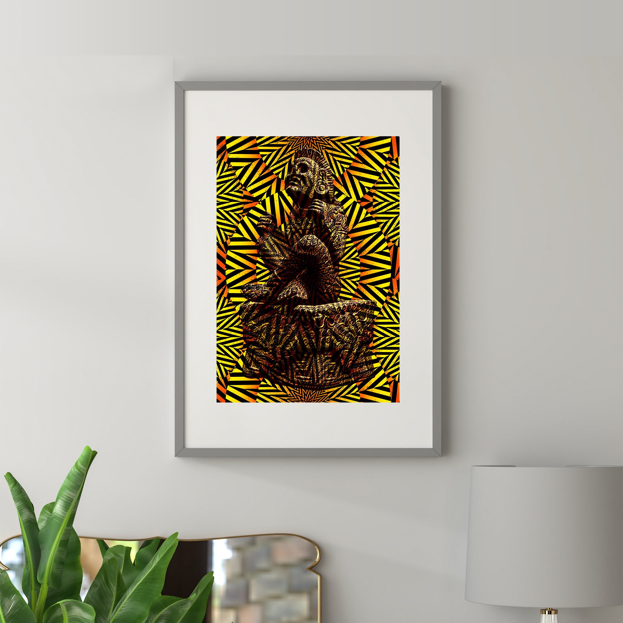 Xochipilli Aztec Poster, Xochipilli Aztec Printable Wall Art, Aztec ...