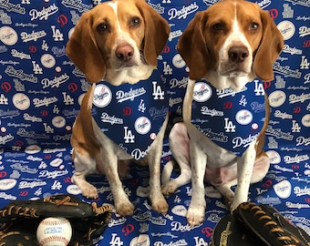 LA Dodger's MLB Dog Bandana Los Angeles Dodgers Dodger - Etsy