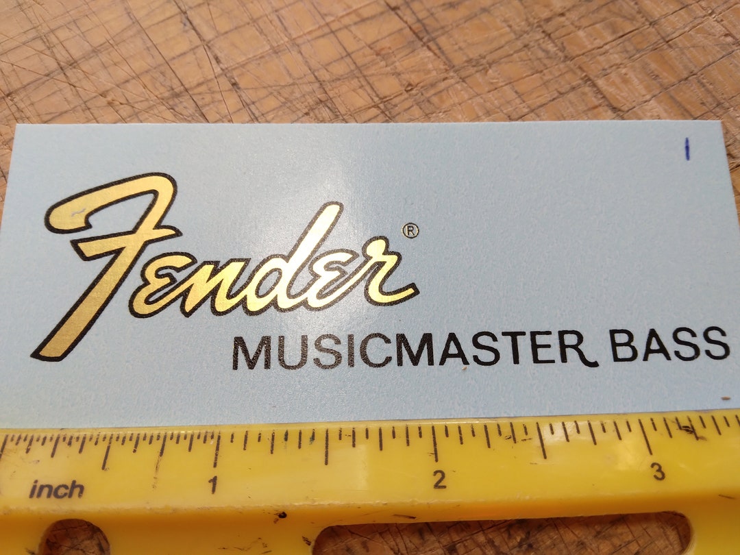 Electric Bass Guitar Waterslide Decal Metallic Ink Guitar - Etsy
