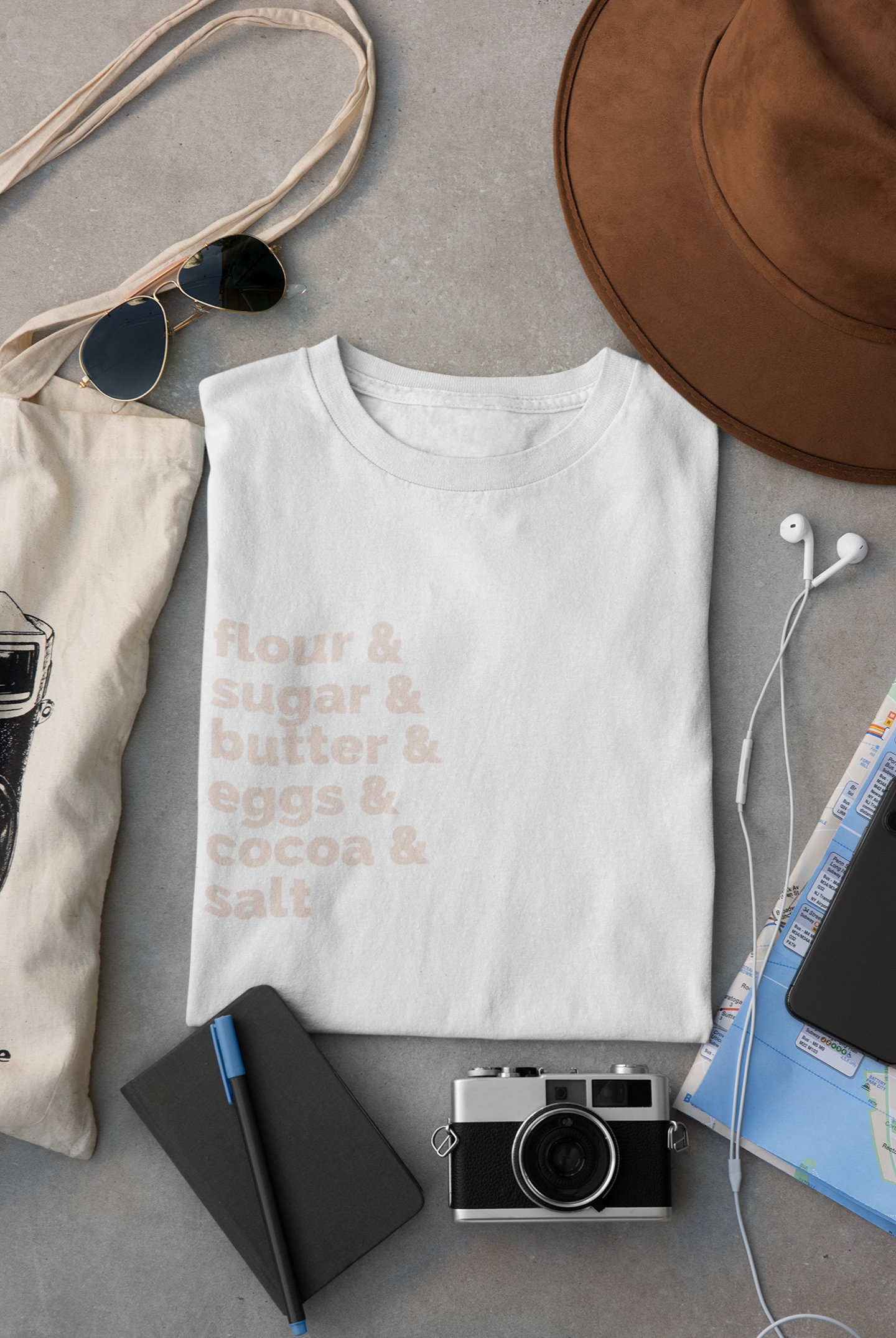 Perfect Gift for Bakers | Ingredients T-shirt | Baker Tshirt | Shirt ...