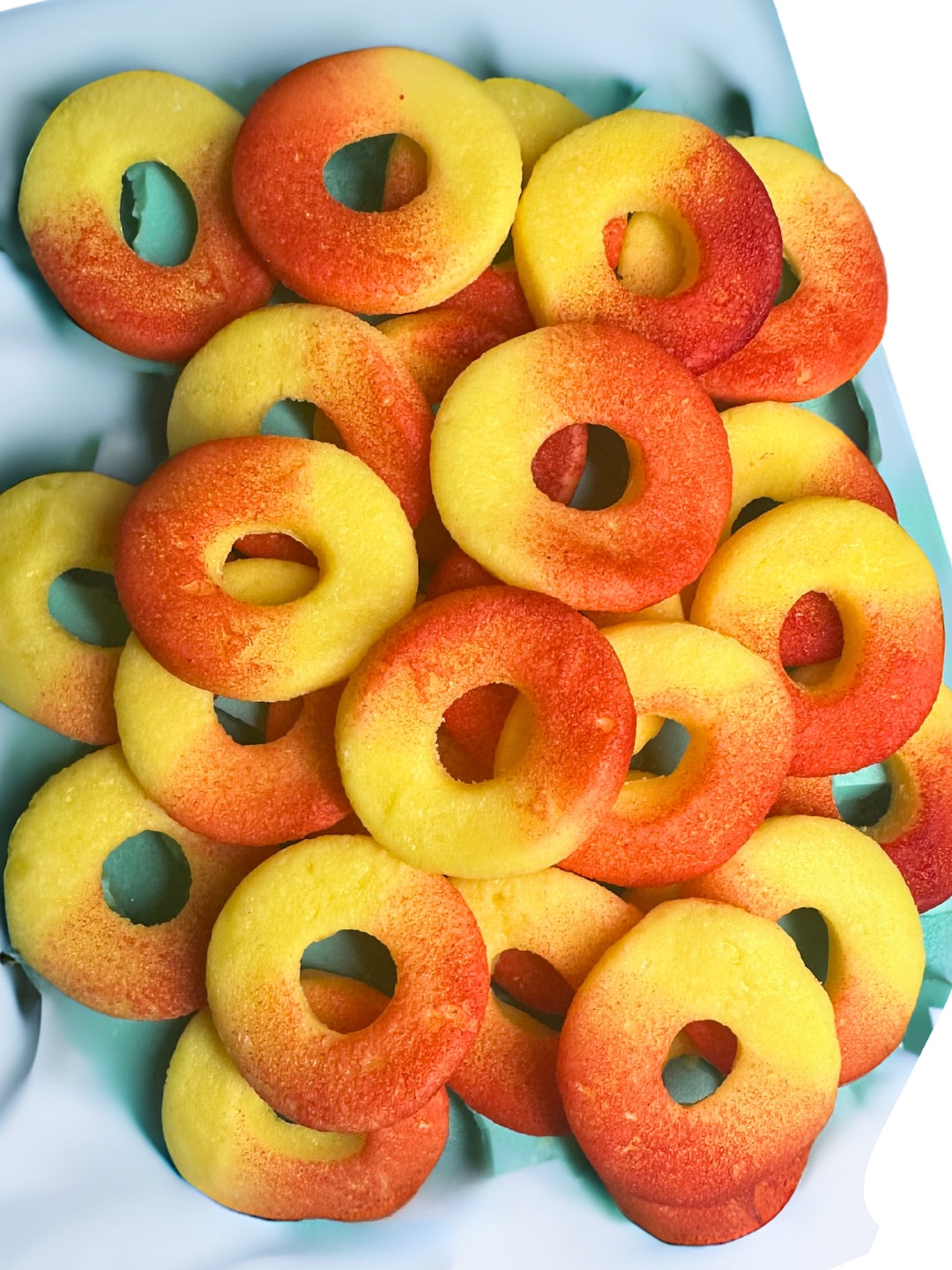 Peach Rings Wax Melts Strong Scented Wax Melts Faux Food Dessert Candle ...