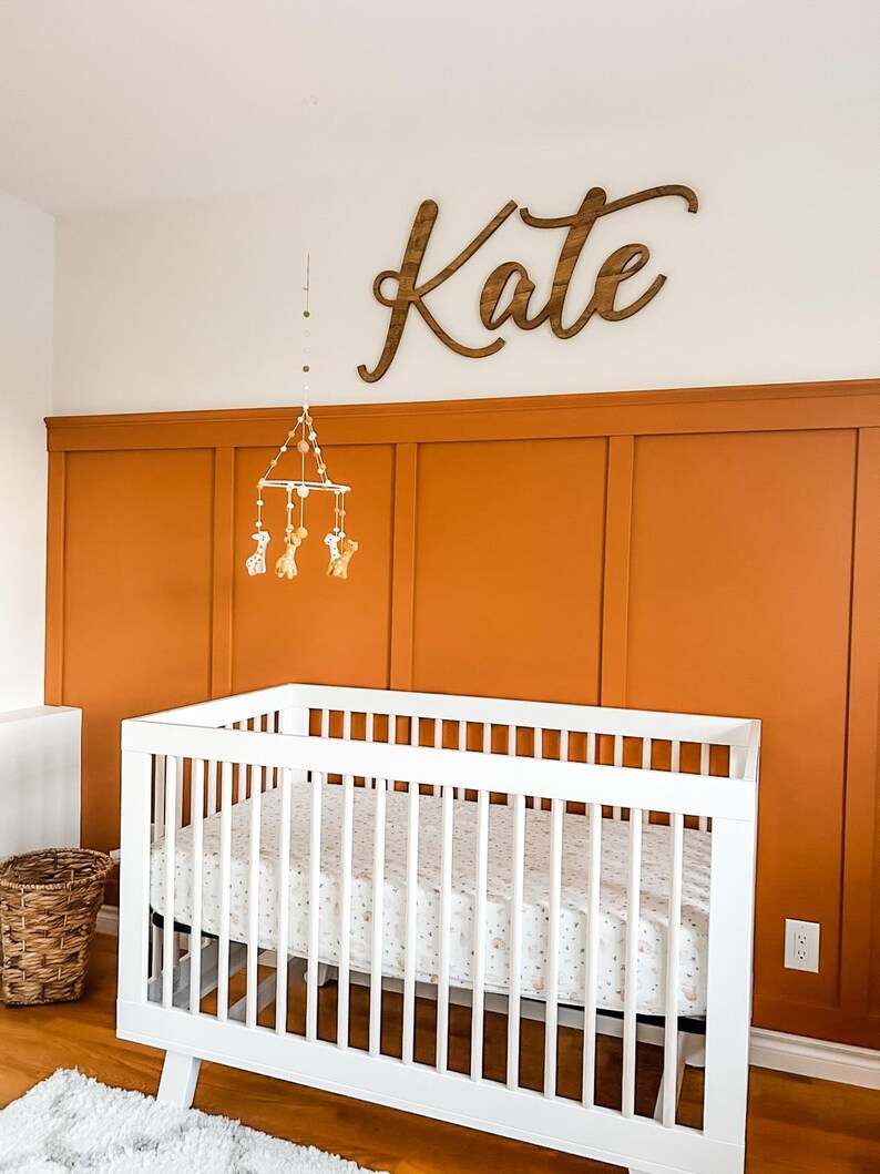 Custom Baby Name Cutout | Personalized Nursery Name Decor | Above the ...