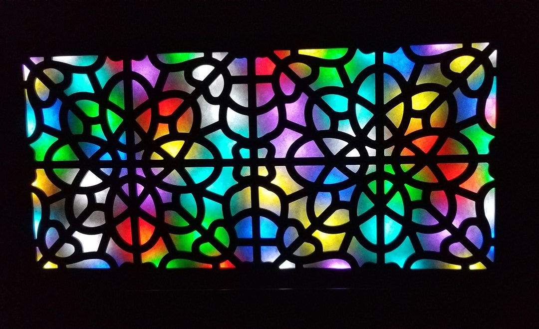 Astral Window Large LED Wall Art Dj Decor Lightshow - Etsy